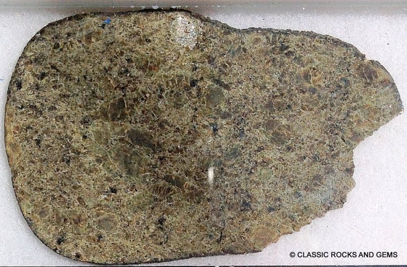 Martian Meteorite Slice NWA 7387 Shergottite Unpaired 6.2g Mars ...