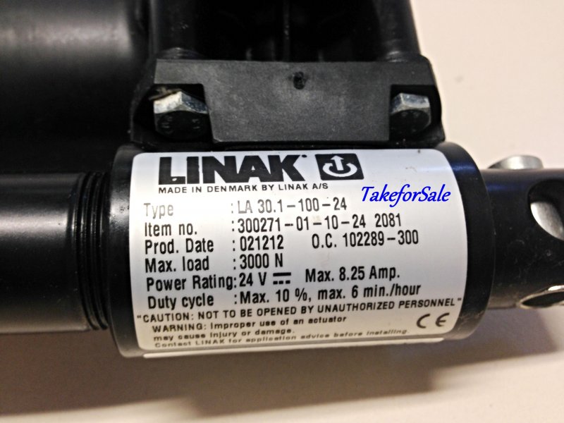 Linak Motor- Stellantrieb Permobil / Beinstützenverstellung LA30.1-100 ...