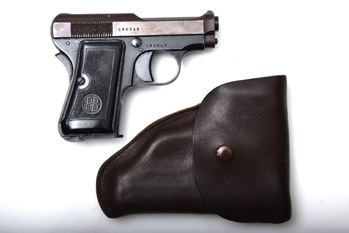 Für James-Bond-Fans: Westentaschenpistole Beretta 418, Kal. 6 ...