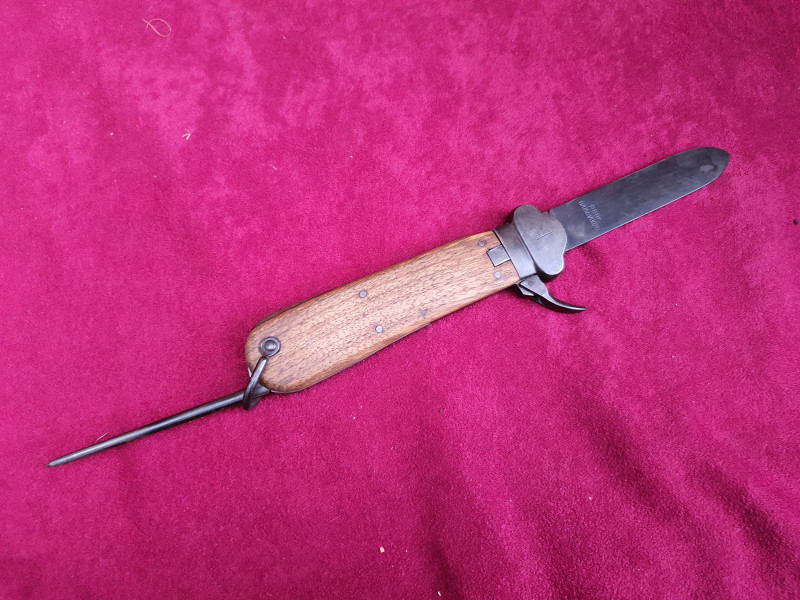 Deutsches Fallschirmjäger Messer Kappmesser 2.Modell mit R.B.Nr. 2.WK ...