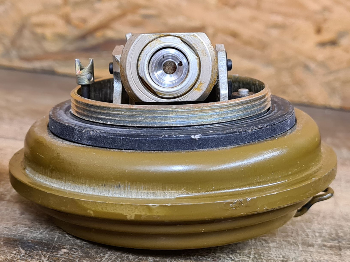 Sammlermunition: Übungs-/ Exerzier Zünder UMVZ-57/ UMWZ-57 f. Panzermine TM-57 russisch/UDSSR - eGun