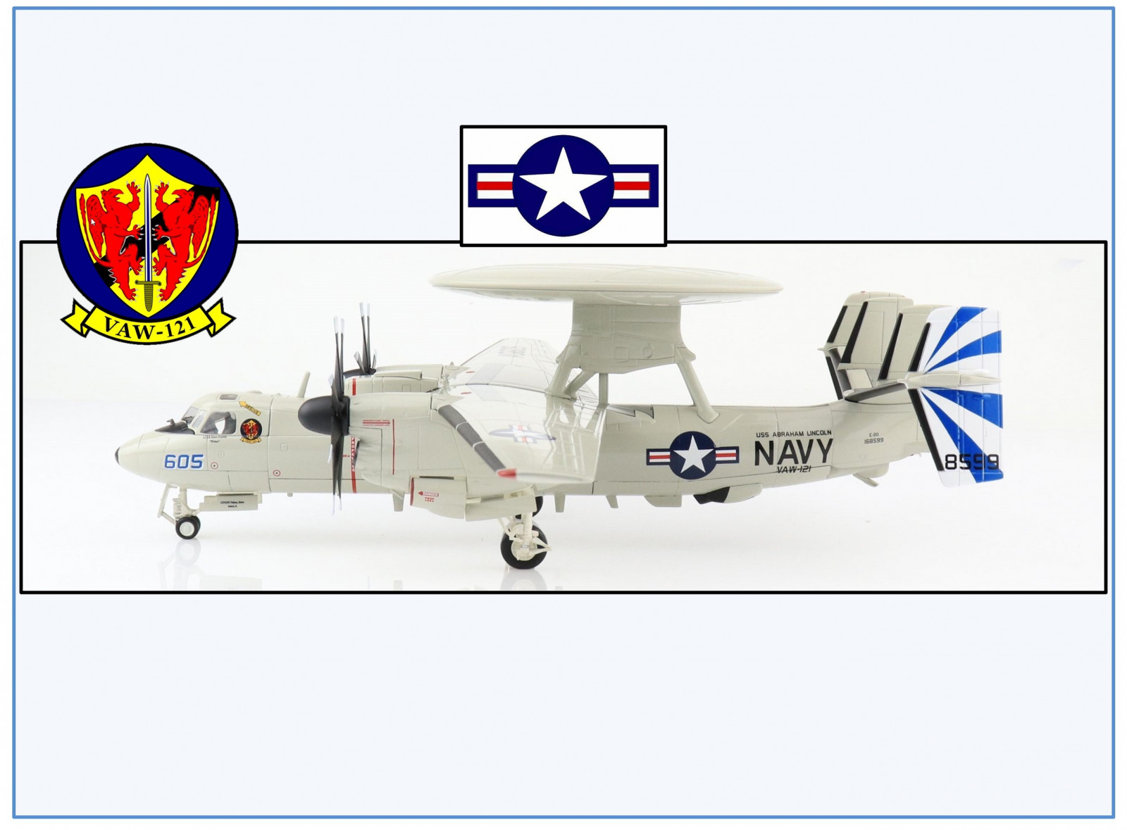 HA4819 E-2D Adv. Hawkeye,US NAVY "Bluetails",USS Abr.... nur 109.90 EUR