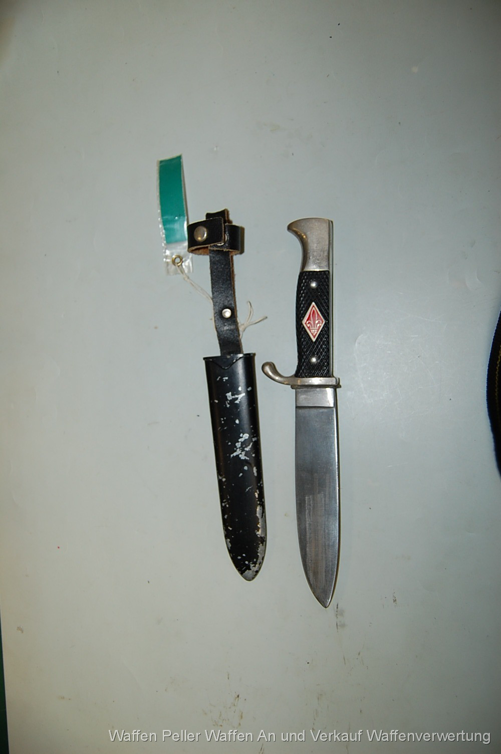 Deutsches Pfadfindermesser Schneidteufel Solingen mit Parierhaken - eGun