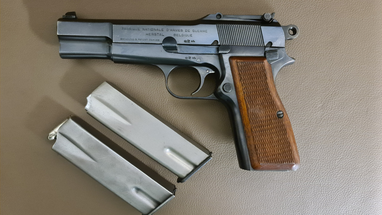 FN HP35 - Ser.Nr.162- Vorserie von 1933/34 Kal. 9mm Luger im ...