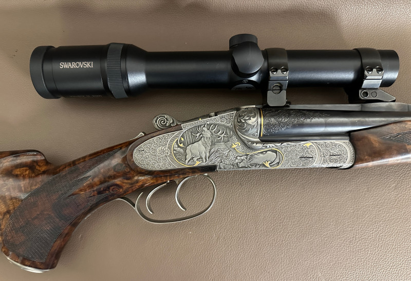Doppelbüchse HEYM 88B Ansonsystem 9,3x74R mit WL 20/76 2x Swarovski mit ...