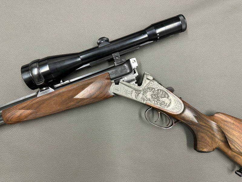 Bockbüchsflinte HEYM Mod. 55 SS SEITENSCHLOSSE 8x57IRS-16/70 ...